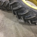 USED 480/80R46 BKT Tires Agrimax RT 855 R-1W on John Deere Yellow 12-Hole Stub Disc 90% for Sale ...